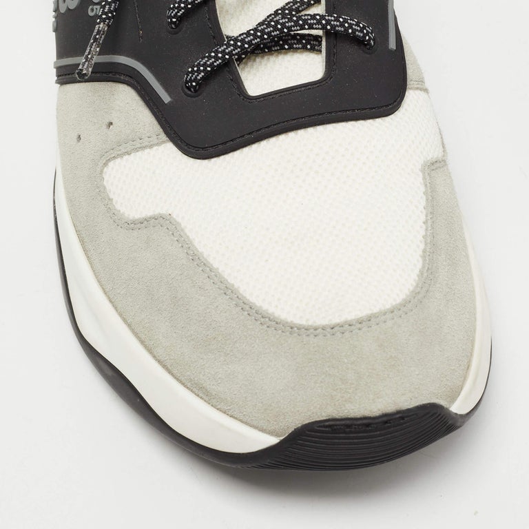 Berluti Tricolor, Suede, Mesh and Knit Fabric Low Top Sneakers Size 46 ...