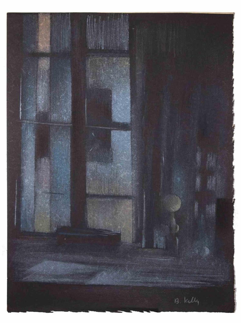 Bernadette Kelly – „The Window in the Night – Mixed Media von ...