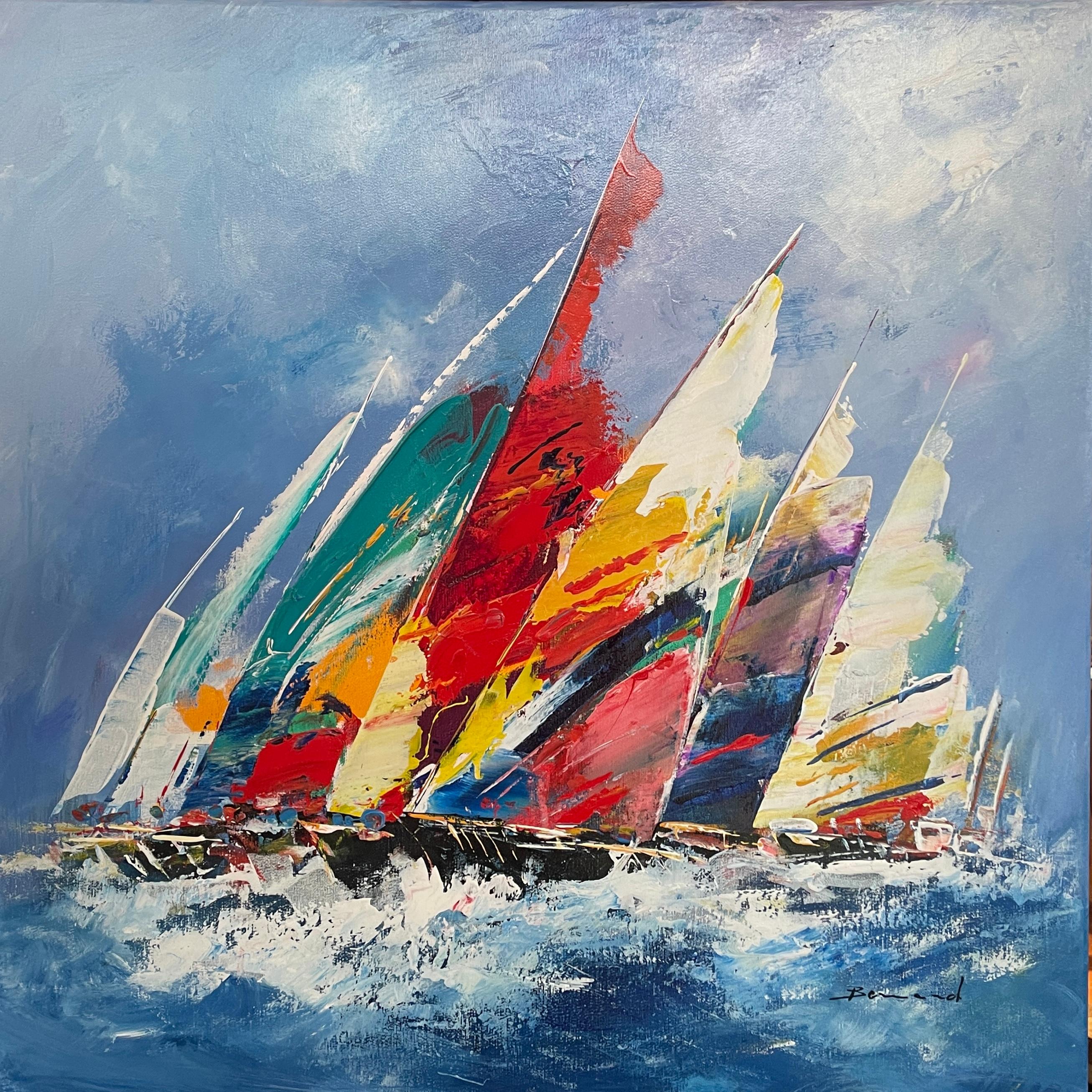 Sailboat Painting Acrylic