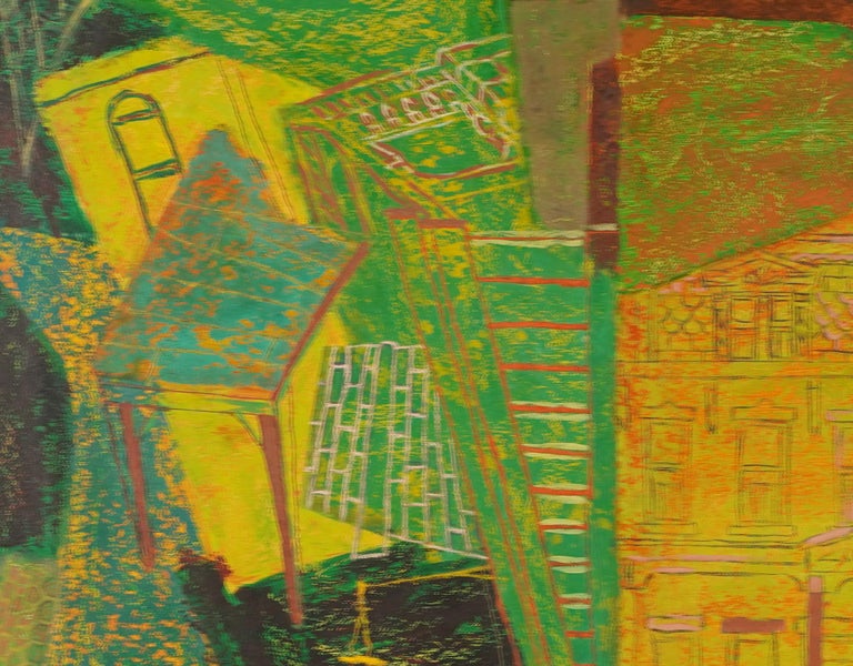 Bernard B Perlman - Antique American School Abstract Expressionis City ...