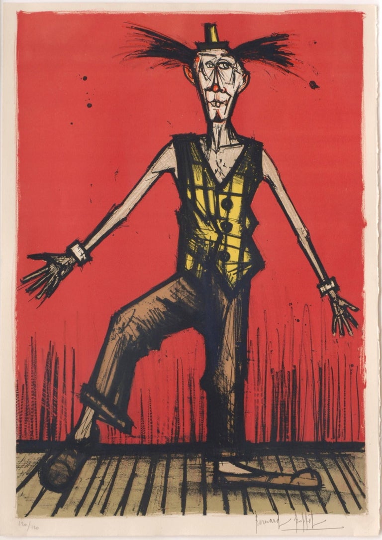 Bernard Buffet - Clown For Sale at 1stDibs