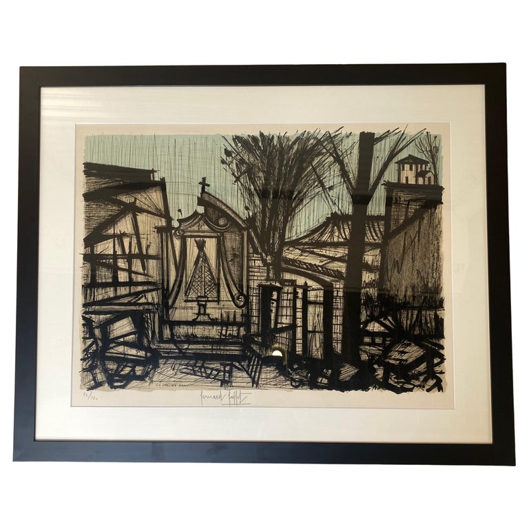 Bernard Buffet, in the Mountains Colour Lithograph on Paper For Sale at 1stDibs