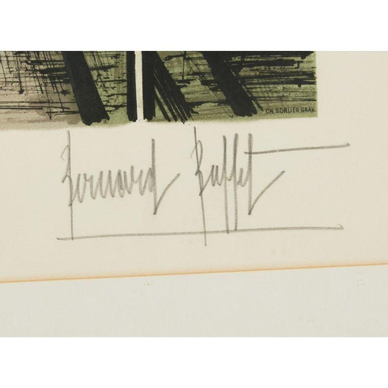Bernard Buffet - Bernard Buffet - La Route - Hand-Signed Lithography, 1962 For Sale at 1stDibs