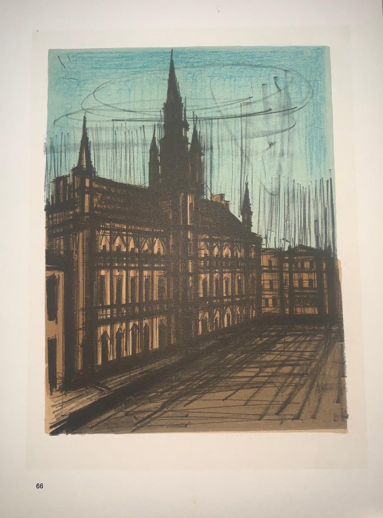 Bernard Buffet – Brüsseler Rathaus – Flur – Farblithographie – Bernard ...
