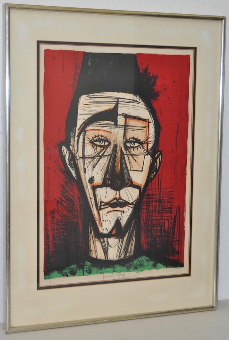 Bernard Buffet - Clown With Fez at 1stDibs