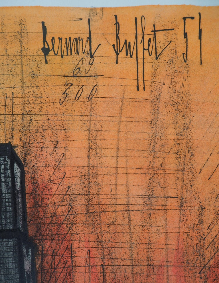 Bernard Buffet - France : Revolution in Paris - Lithograph For Sale at ...