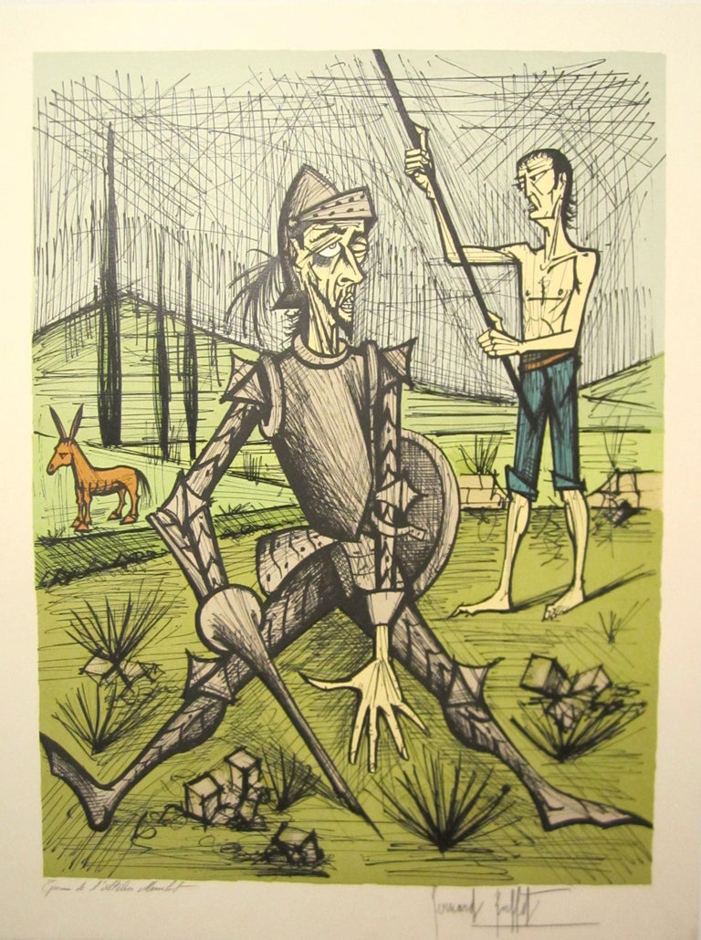 Bernard Buffet - La Rencontre Avec Les Muletiers IV by Bernard Buffet ...