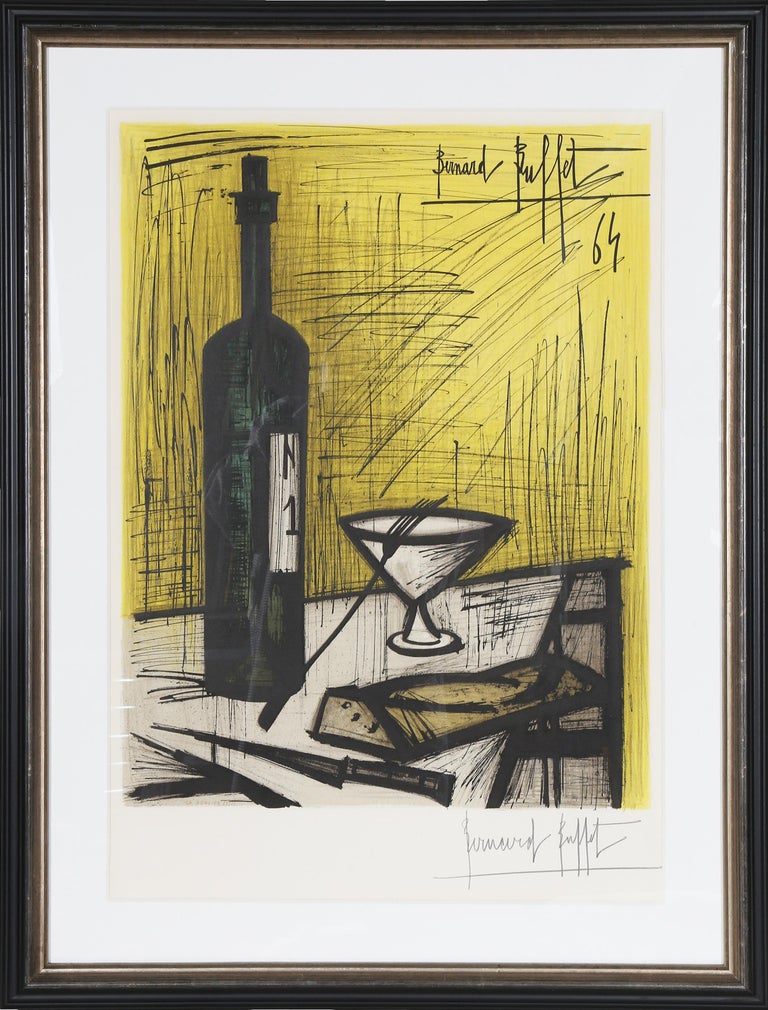Bernard Buffet - Le Pain et le Vin, Modern Lithograph by Bernard Buffet ...
