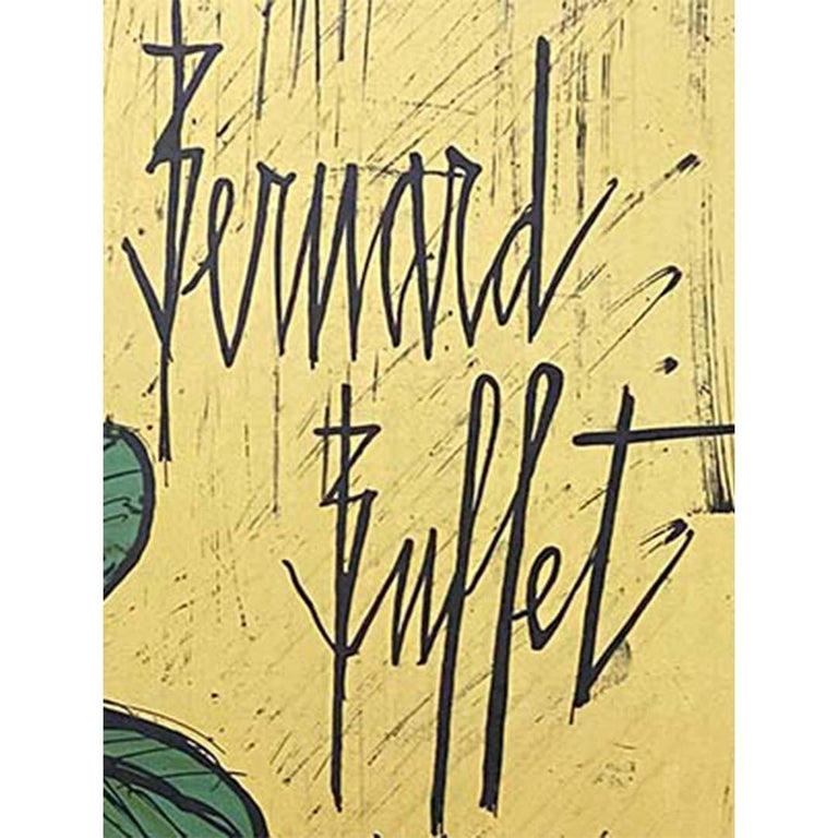 Bernard Buffet - Original poster of Bernard Buffet's exhibition at the ...