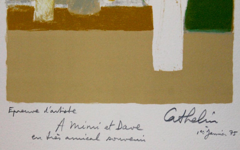 Bernard Cathelin Original Lithograph at 1stDibs