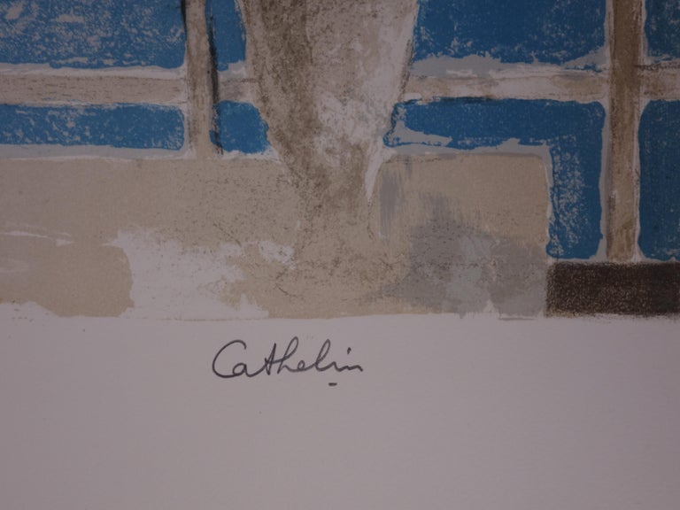 Bernard Cathelin - Paris : Ile de la Cite and Notre Dame - Handsigned ...