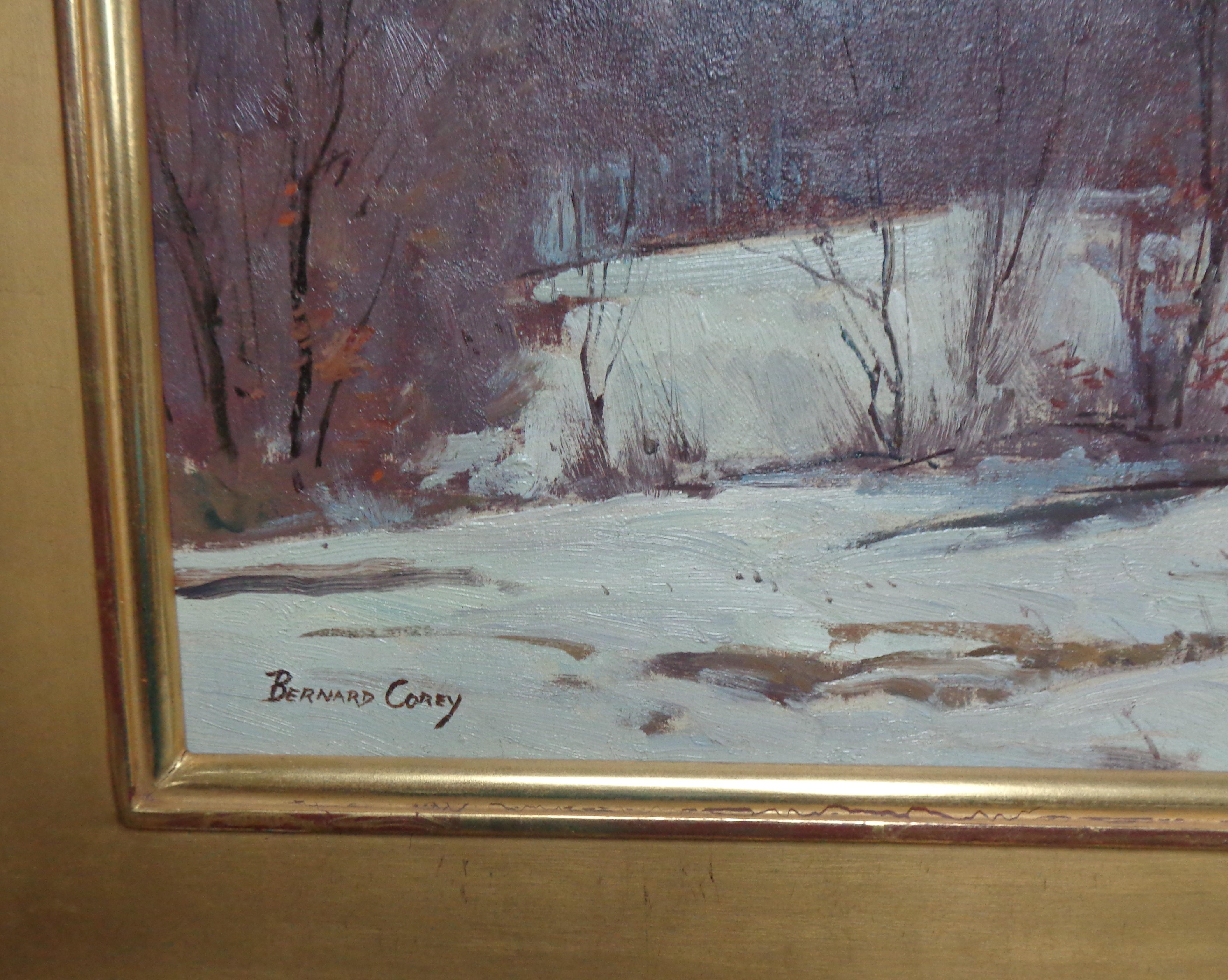 Bernard Corey - American Impressionist Artist Bernard Corey Frosty ...