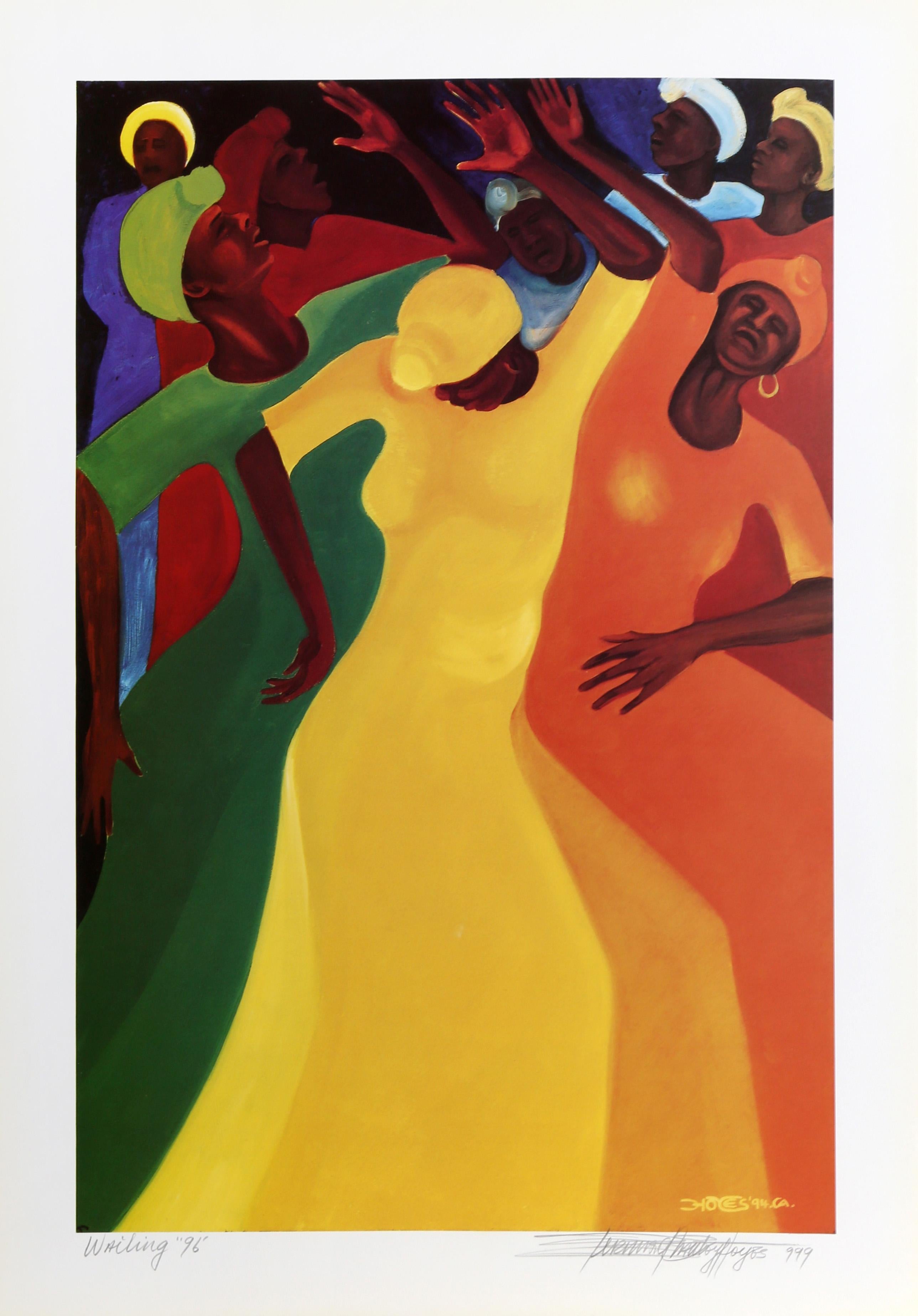 Bernard Hoyes - Wailing, Lithograph by Bernard Hoyes For Sale at 1stDibs