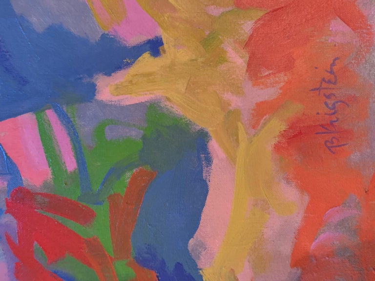 Bernard Krigstein - Untitled, Abstract Landscape Colorful Nature By ...