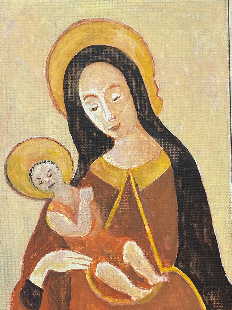 Bernard Labbe - 1950's French Modernist/ Cubist Painting Signed ...