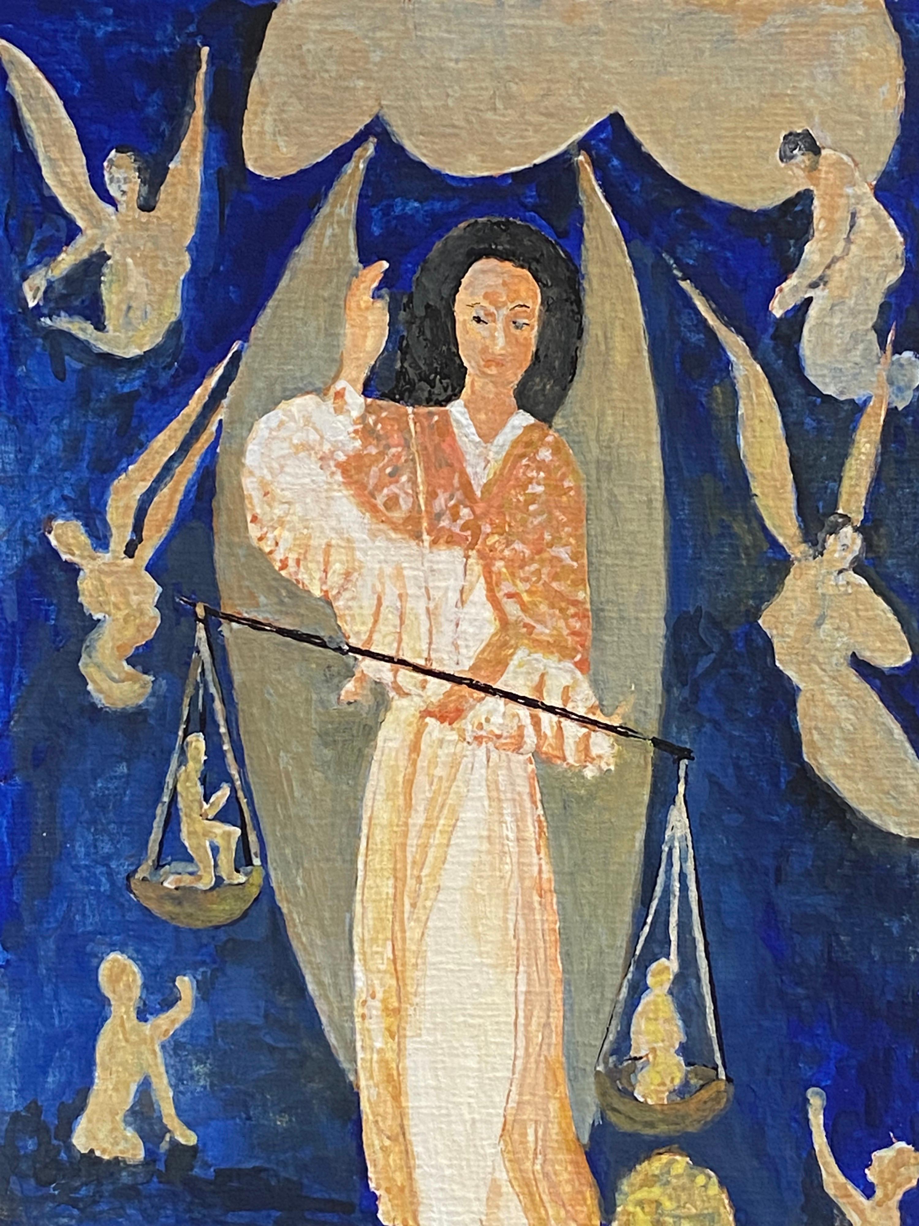 Zvi Raphaeli - Israeli Judaica Jerusalem Street Watercolor Painting ...