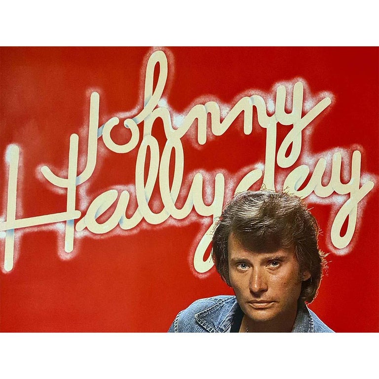 Bernard Leloup - Circa 1970 Original music poster Johny Hallyday ...