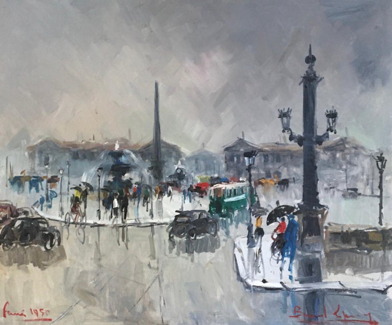 Bernard Lignon - Around Place de la Concorde, Paris For Sale at 1stDibs