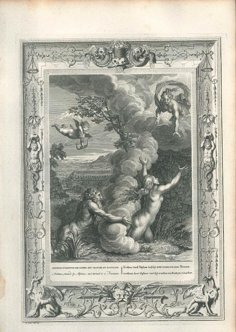 Bernard Picart - Arethuse - Etching by B. Picart - 1742 For Sale at 1stDibs