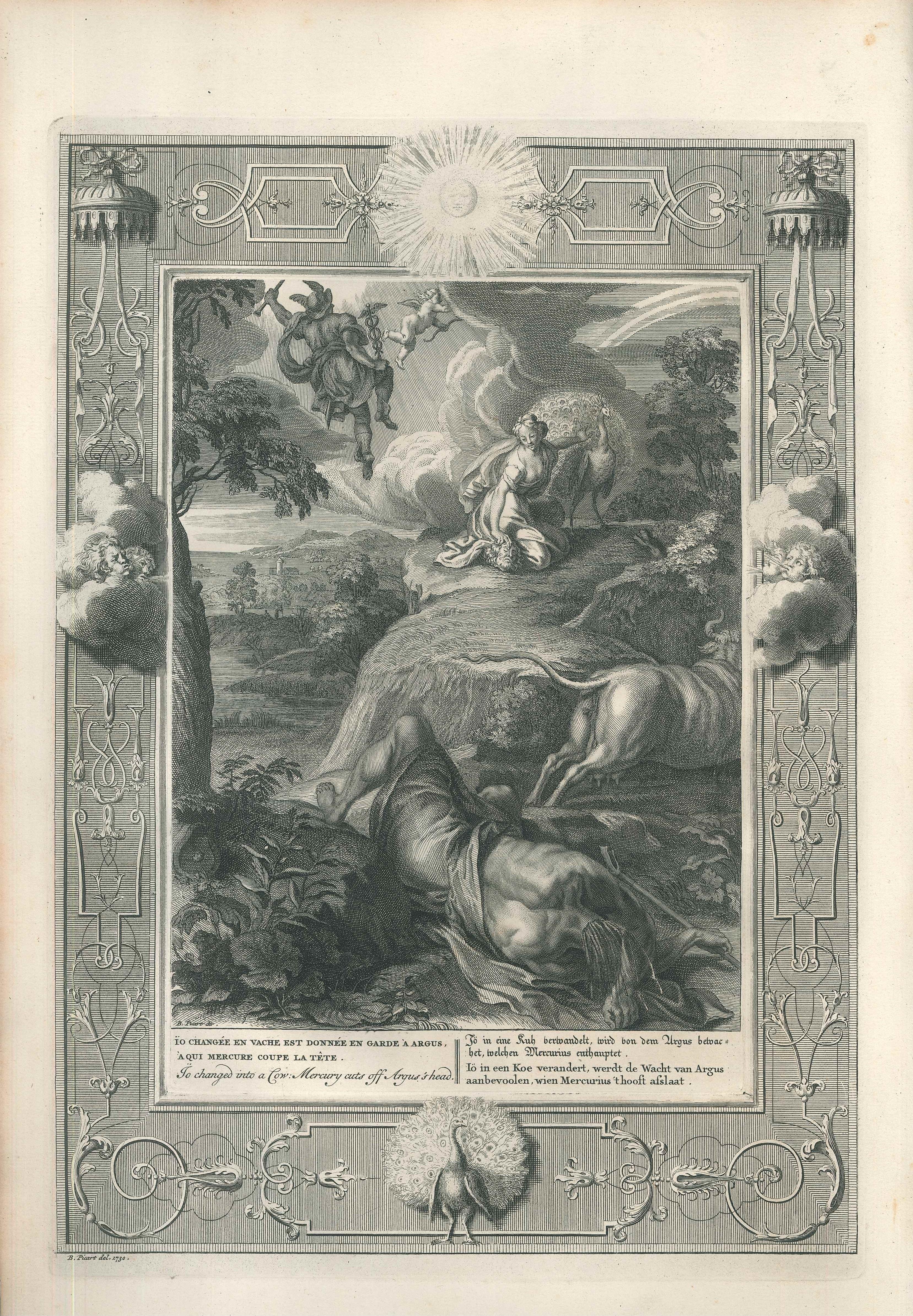 Bernard Picart - Le Déluge, from "Temple des Muses" - Original Etching ...