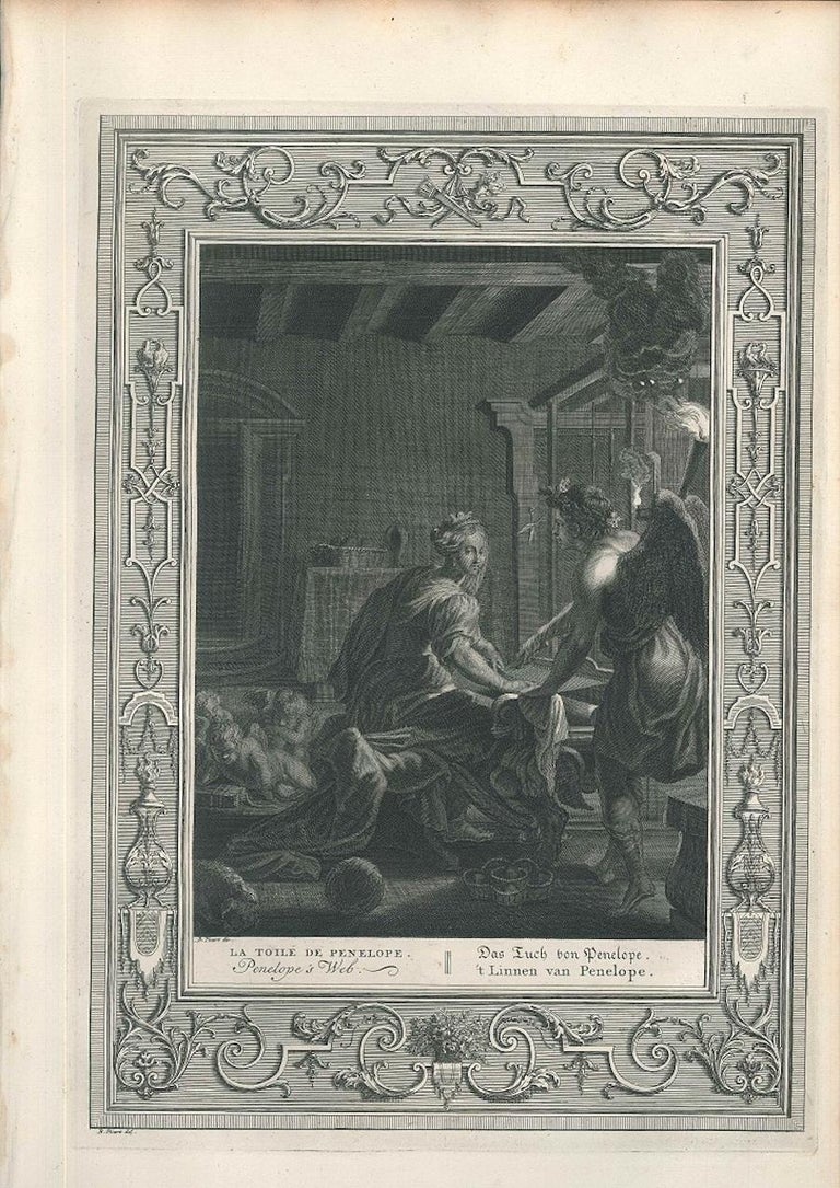 Bernard Picart - La Toile de Penelope - Original Etching by by B ...