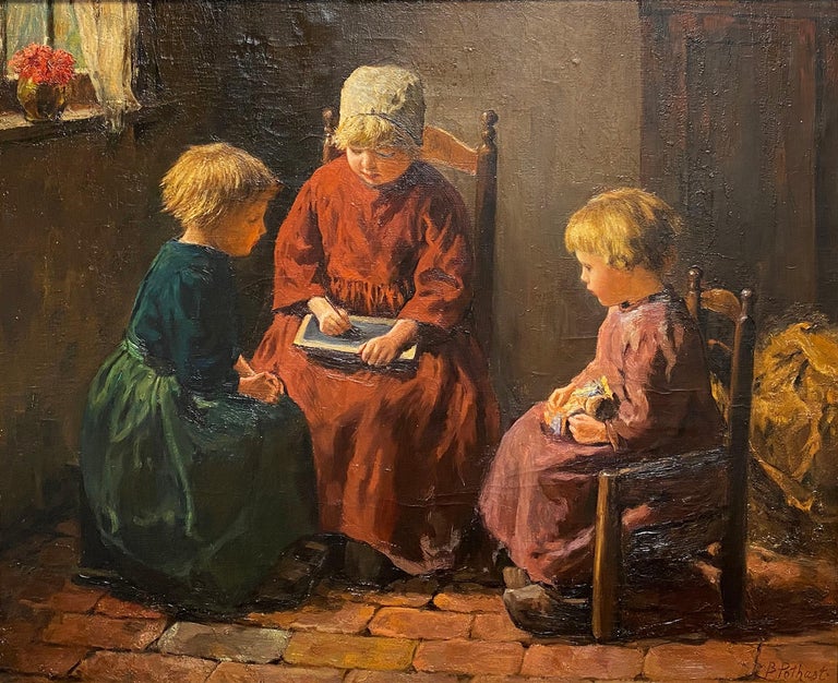 Bernard Pothast - The Reading Lesson For Sale at 1stDibs