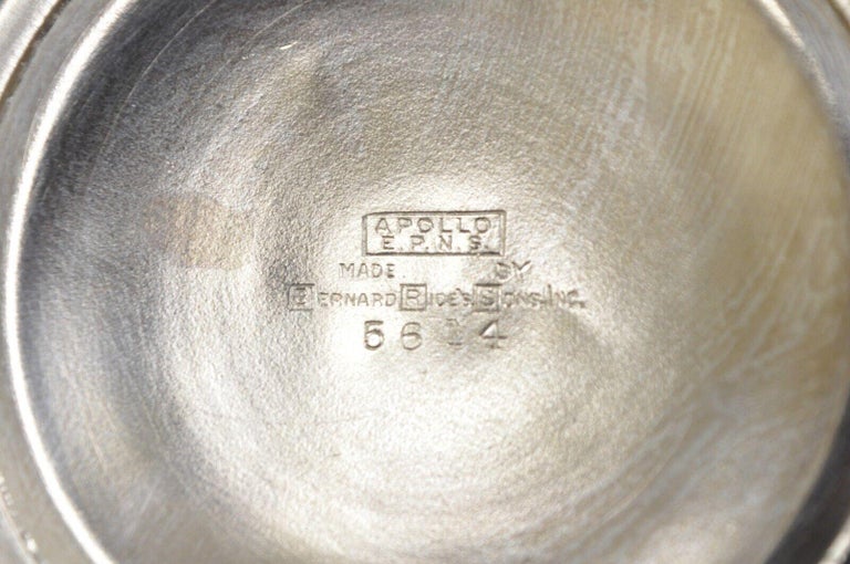 Bernard Rice and Sons Apollo Figural Rooster Silver Plated Cocktail ...