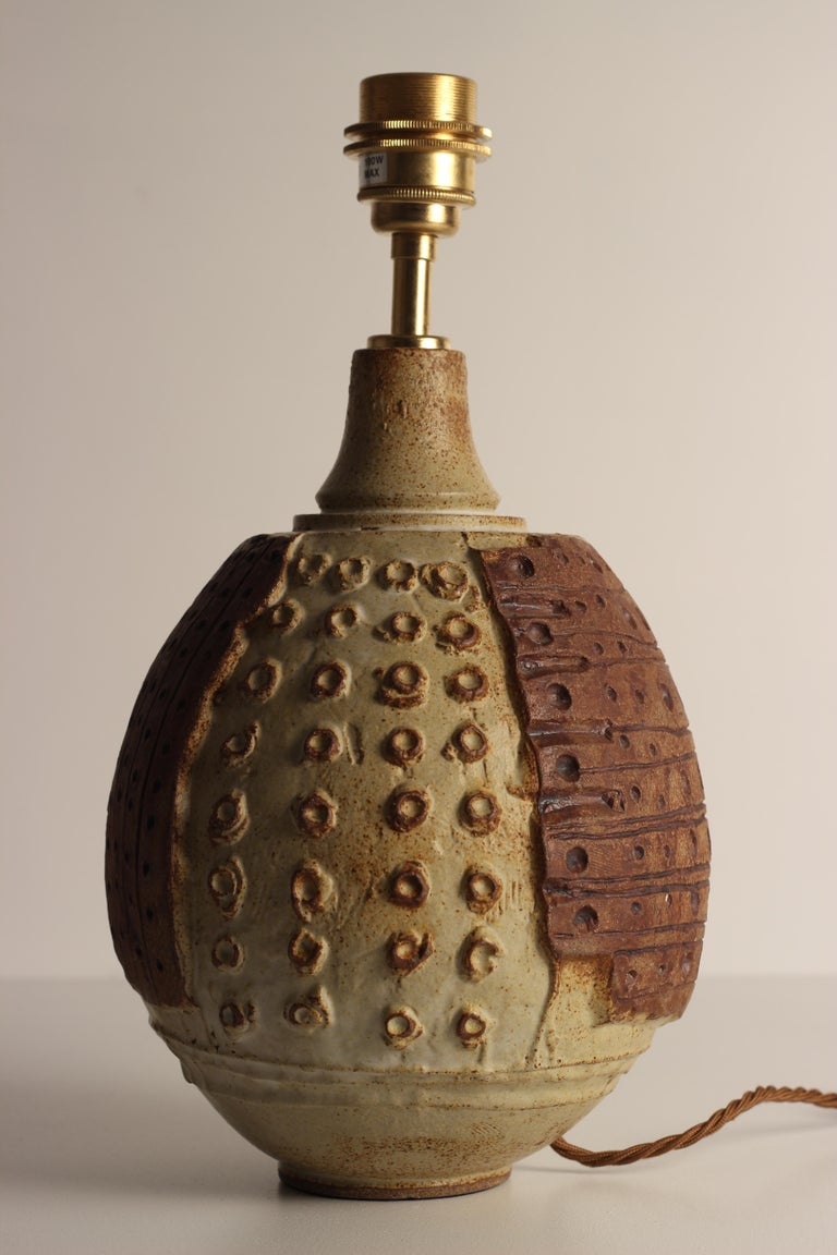 Bernard Rooke Brutalist Abstract Table Light in Organic Style 1960’s ...