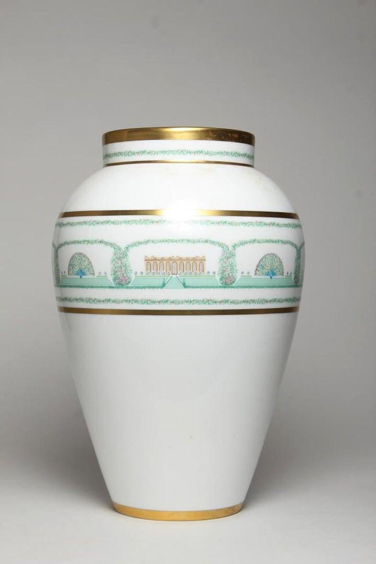 Bernardaud French Limoges Porcelain "Folie De Bagatelle" Vase at 1stDibs
