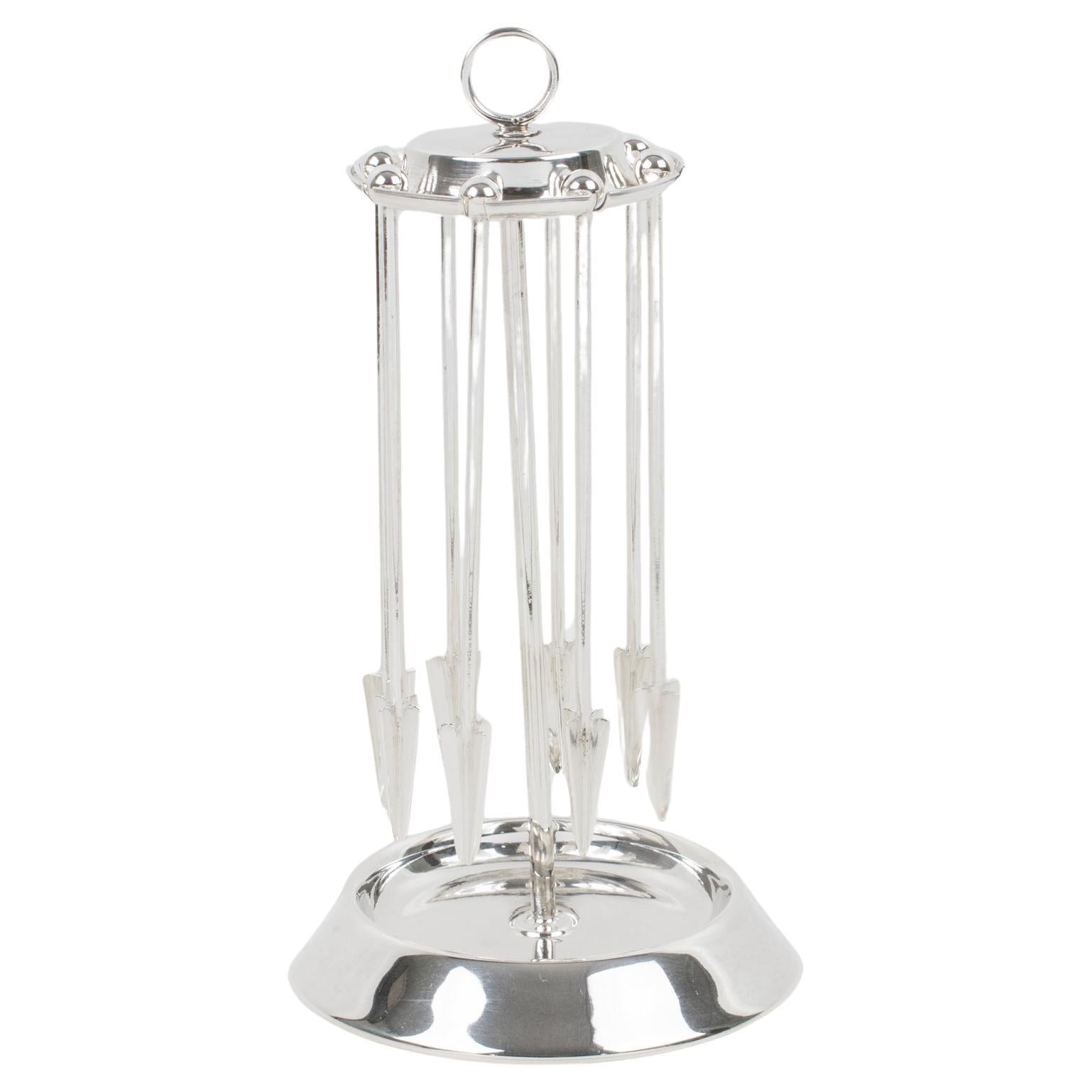 English Art Deco Chrome Martini Pitcher with Stirrer at 1stDibs ...