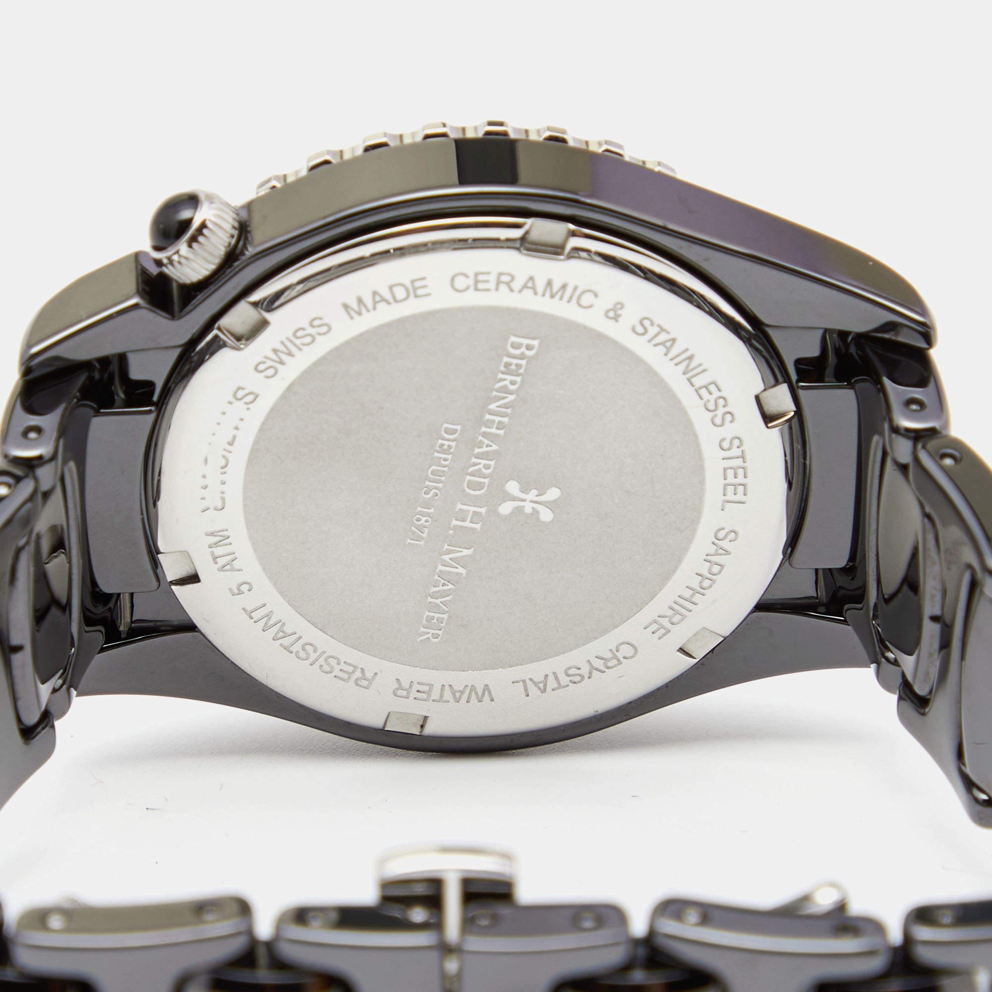 Bernhard H. Mayer Black Mother of Pearl Ceramic La Vida BH17/CWR Women ...