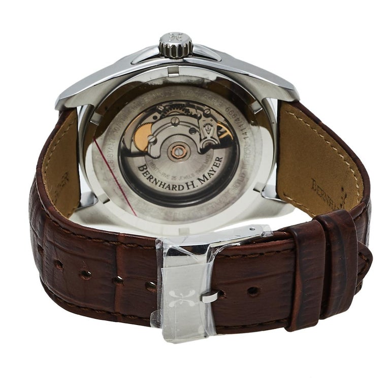 Bernhard H. Mayer Blue Limited Edition Ballad BH05/CWR Men's Wristwatch ...