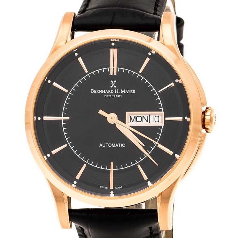 Bernhard H Mayer Chronos-Rose Gold Limited Edition Men's Wristwatch ...
