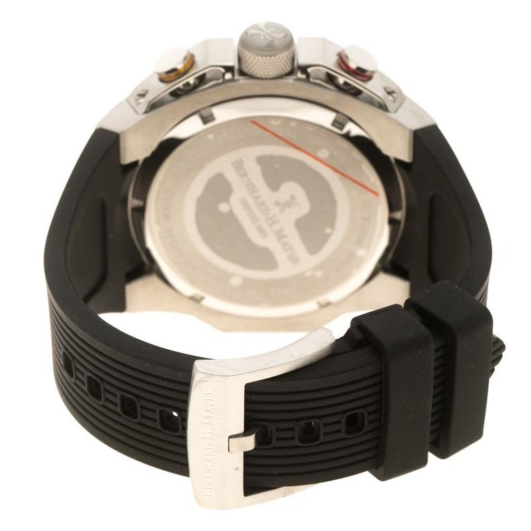 Bernhard H. Mayer White Stainless Steel Striker Men's Wristwatch 50 mm ...