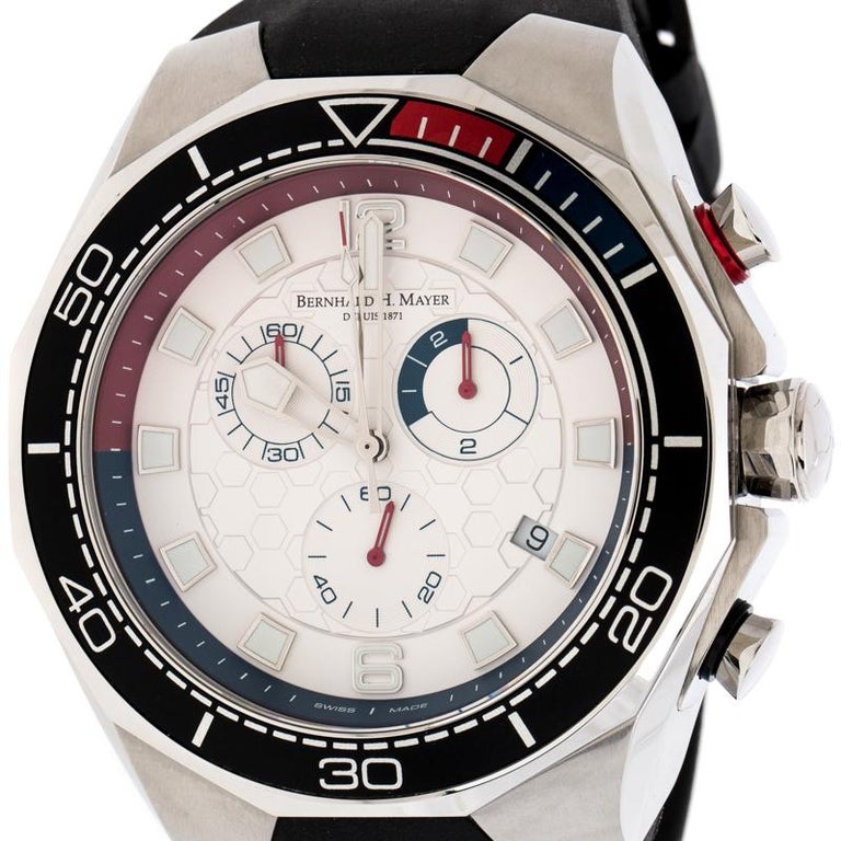 Bernhard H. Mayer White Stainless Steel Striker Victory Men's ...