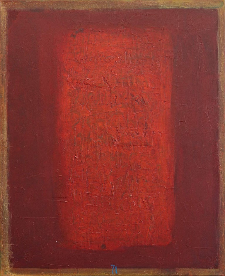 Bernhard Zimmer - AWH 281 - Original Abstract Expressionist Colorfield ...