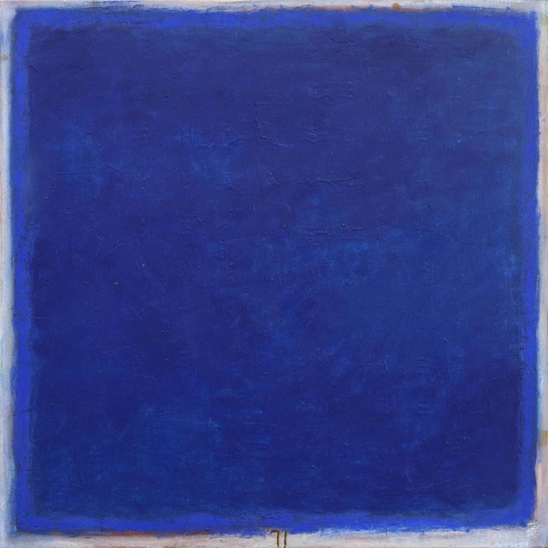 Bernhard Zimmer - AWH 285 - Original Abstract Ultramarine Blue ...