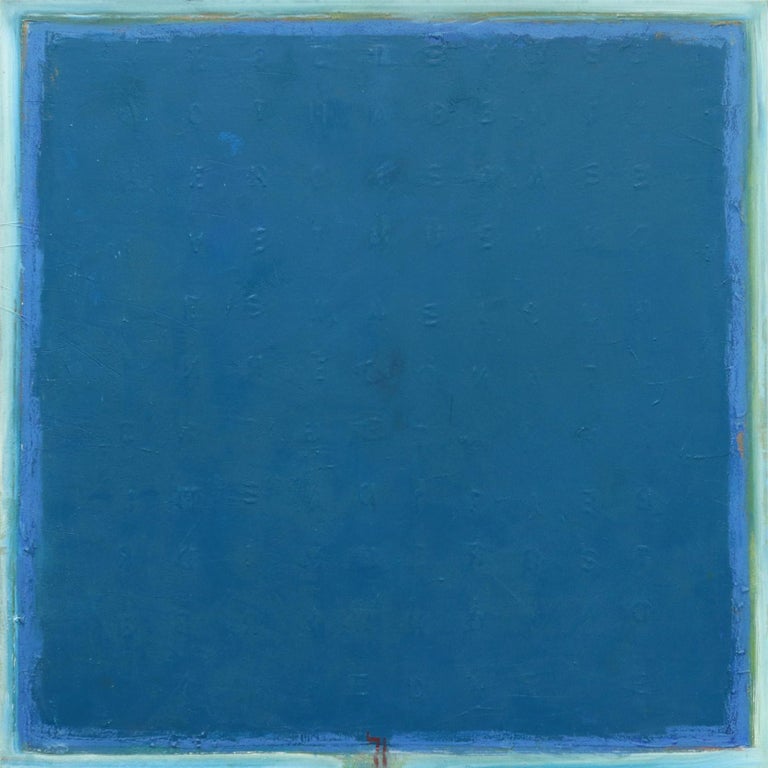 Bernhard Zimmer - AWH 289 - Original Abstract Minimalist Colorfield Oil ...