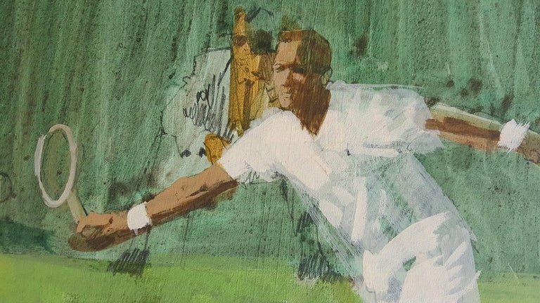 Bernie Fuchs - Tennis Illustration at 1stDibs | bernie fuchs art, jack ...