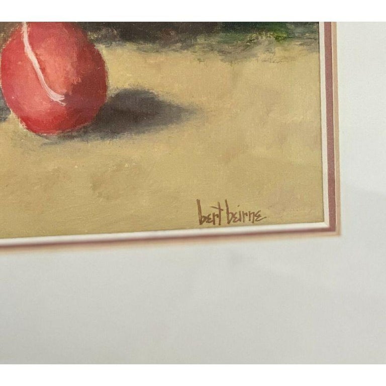 Bert Beirne Oil on Board or Panel Painting, Radishes, Signed For Sale ...