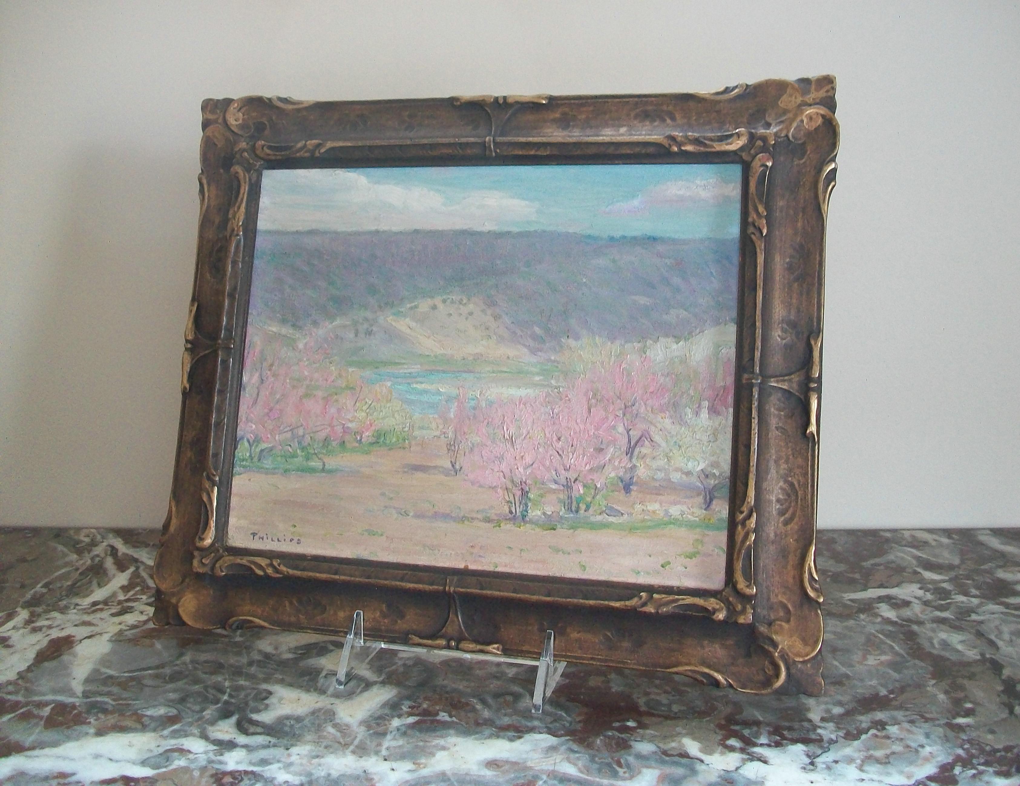 Bert Geer Phillips, 'Taos Valley', Landscape Oil Painting, U.S., Circa ...