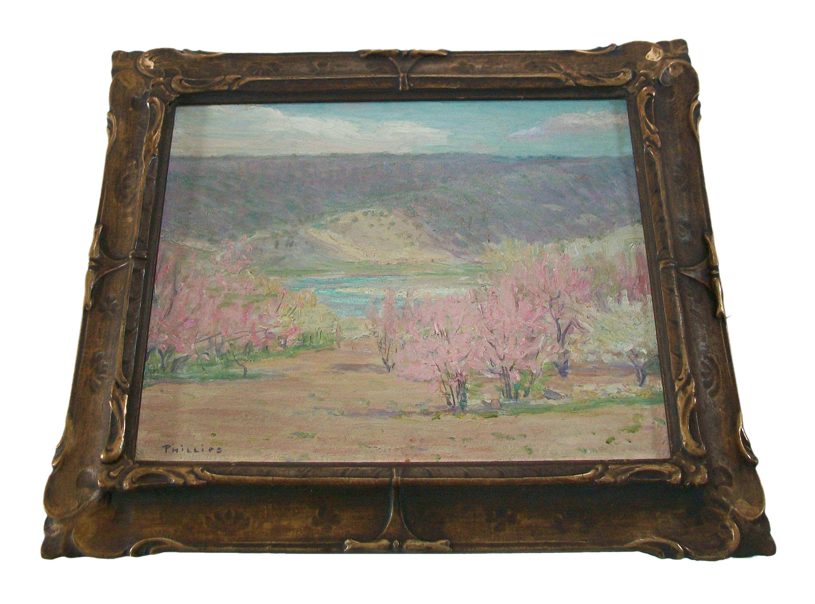 Bert Geer Phillips, 'Taos Valley', Landscape Oil Painting, U.S., Circa ...