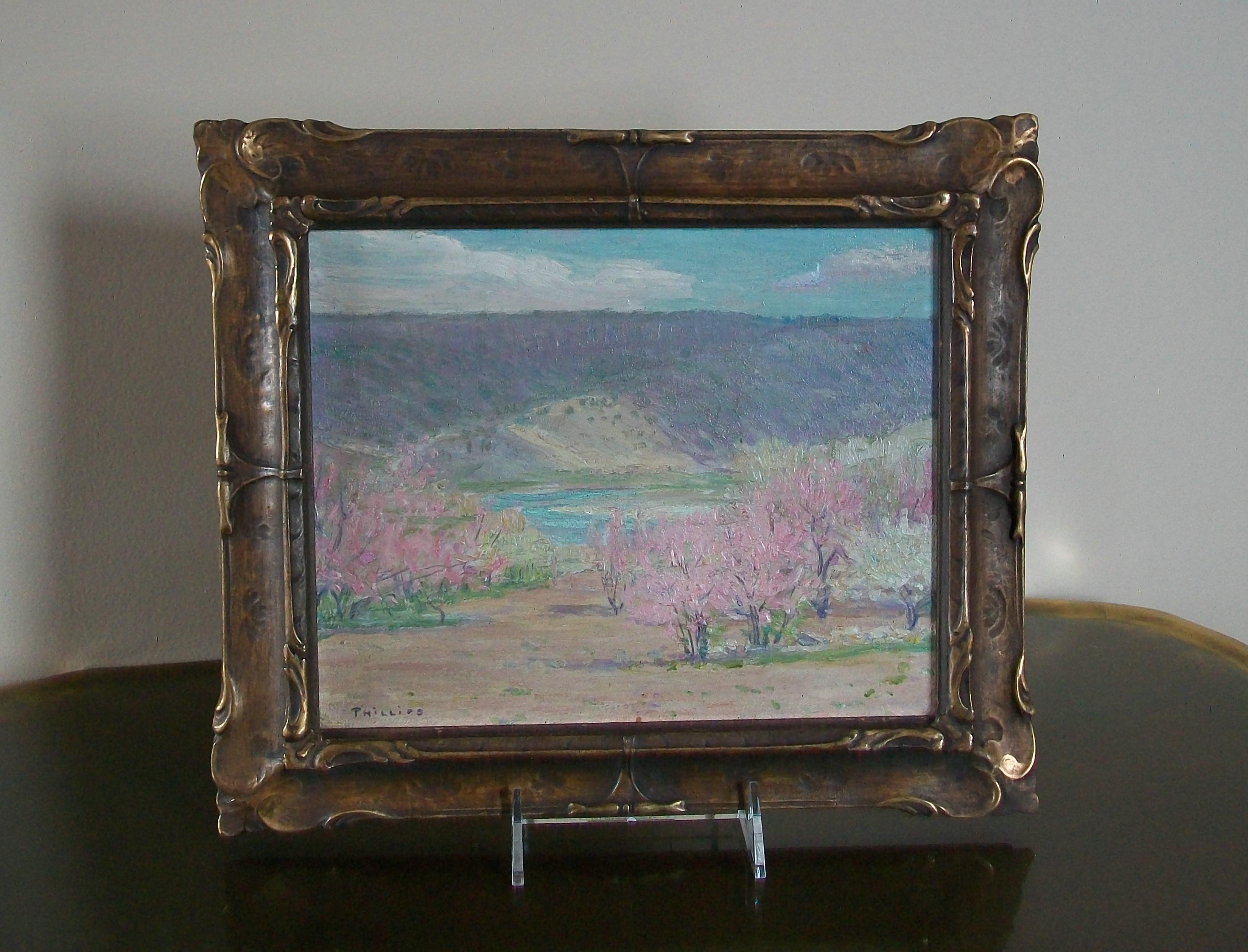 Bert Geer Phillips, 'Taos Valley', Landscape Oil Painting, U.S., Circa ...