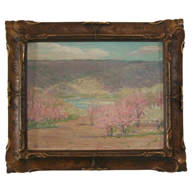 Bert Geer Phillips, 'Taos Valley', Landscape Oil Painting, U.S., Circa ...