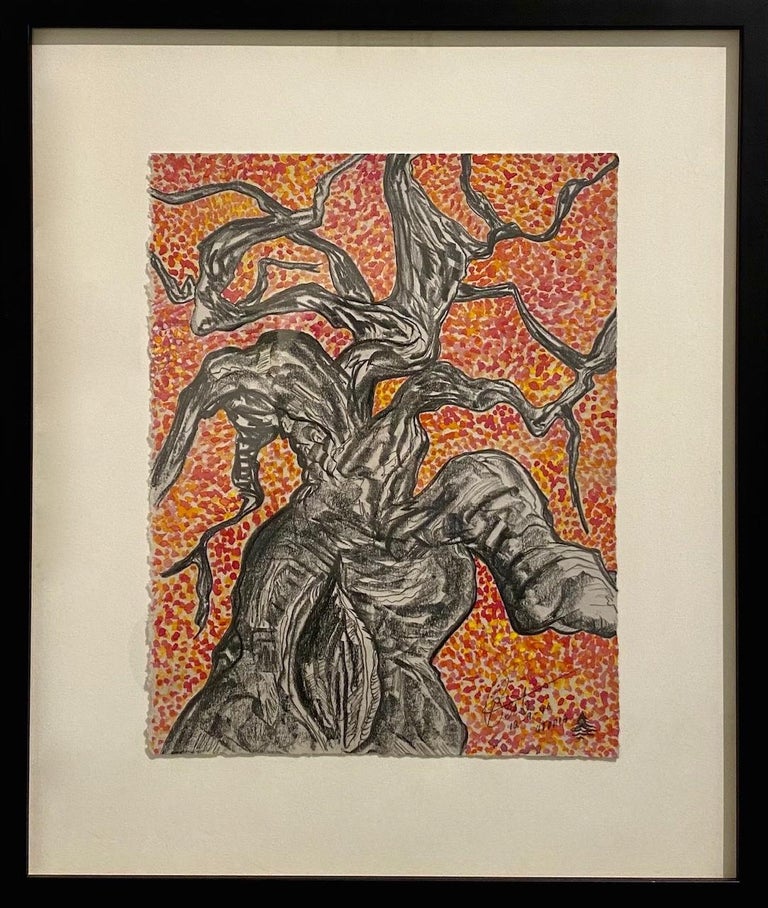 Bert L. Long, Jr. - "Dying to Live," Mixed Media Acrylic and Charcoal ...