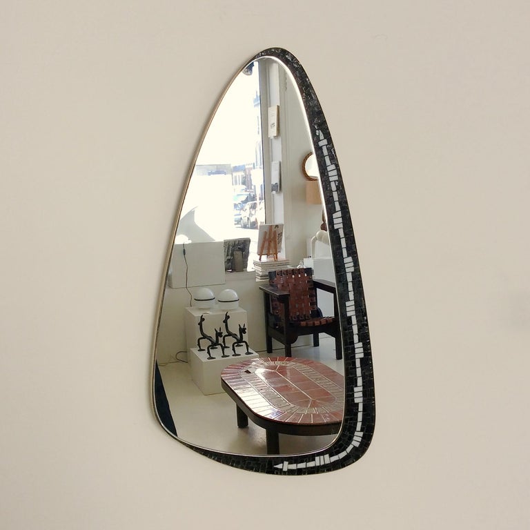 Berthold Müller Asymetrical Wall Mirror, circa 1950, Germany. For Sale ...