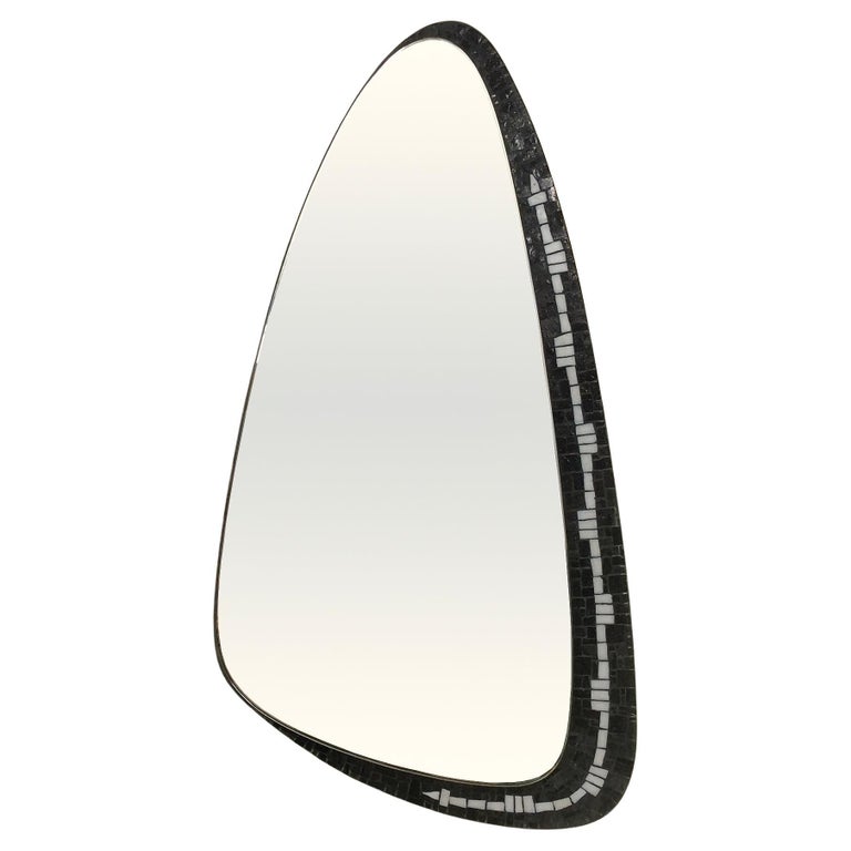 Berthold Müller Asymetrical Wall Mirror, circa 1950, Germany. For Sale ...