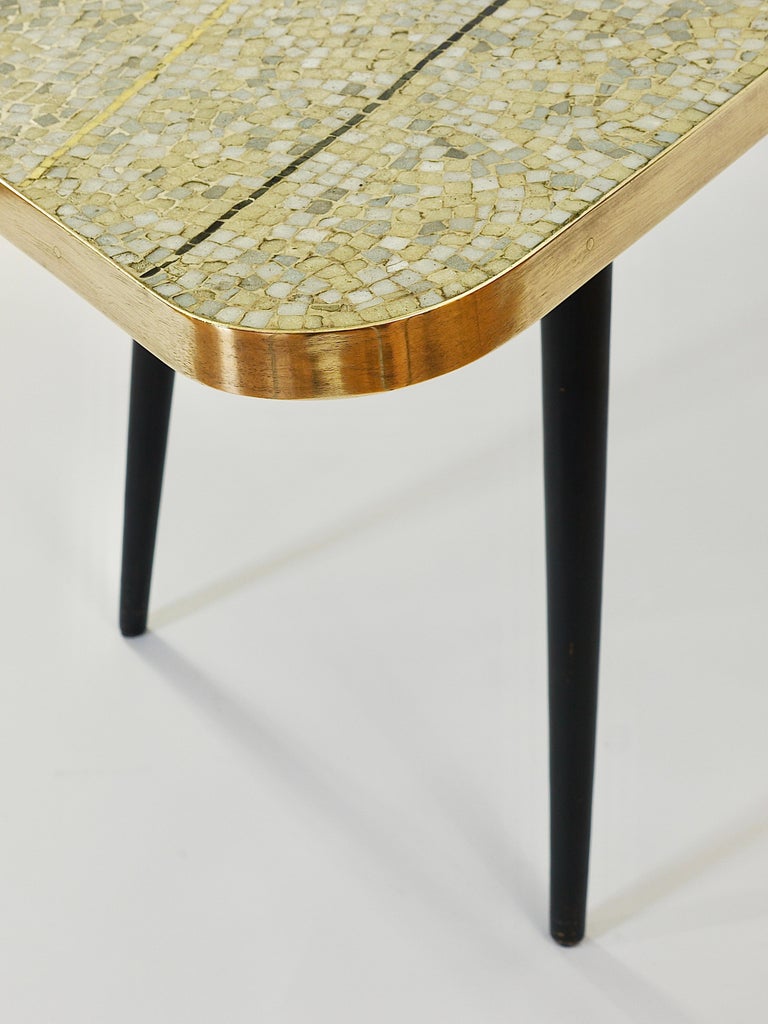 Berthold Muller Asymmetrical Mosaic Tile Coffee or Sofa Table, Germany ...