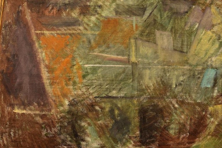 Bertil Öhlund, Sweden, Oil on Canvas, Abstract Composition, 1960/70s ...