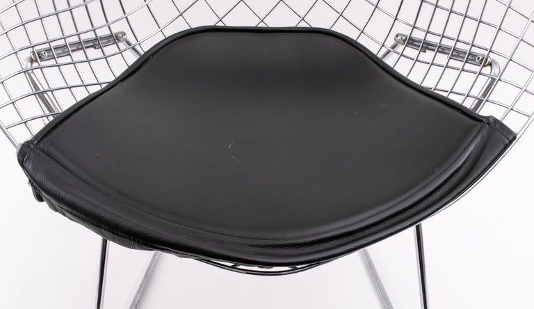Bertoia for Knoll Chrome Metal "Diamond" Chair For Sale at 1stDibs
